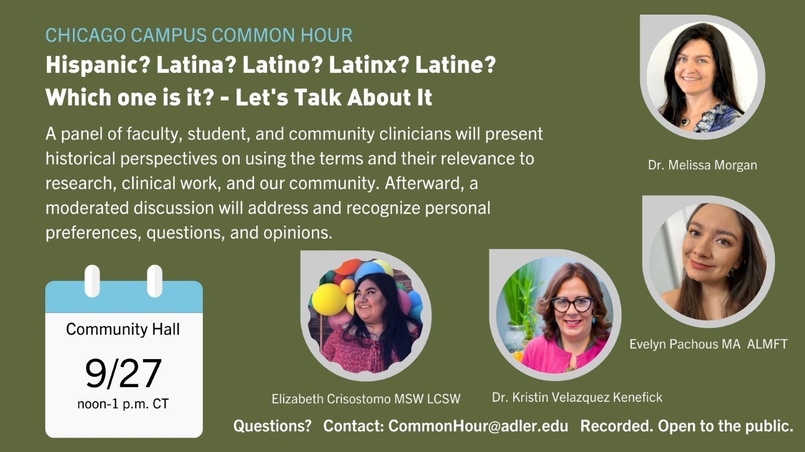 National Hispanic/Latinx Hispanic Heritage Month: Panel Discussion ... National Hispanic/Latinx Hispanic Heritage Month: Panel Discussion ...
